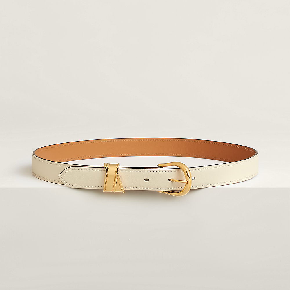 Cinturón Ecuyère 24 - Blanco | Hermès España