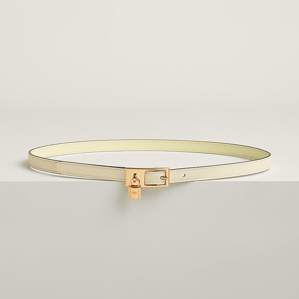Cinturón reversible Lucky 15 - Blanco | Hermès España