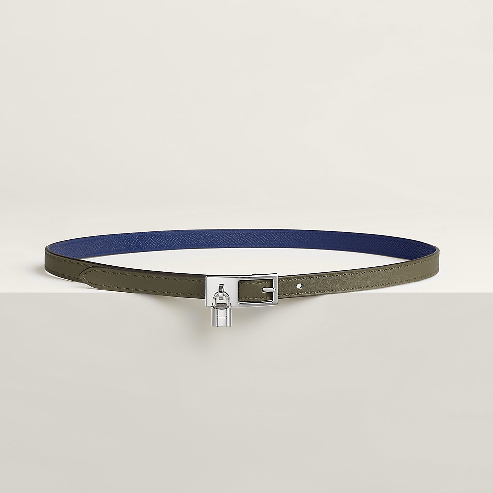 Cinturón reversible Lucky 15 - Azul | Hermès España