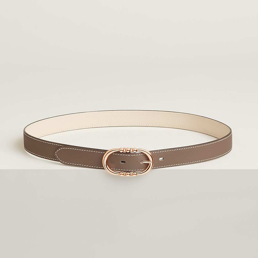 Cinturón reversible Mors & More 24 - Marrón | Hermès España
