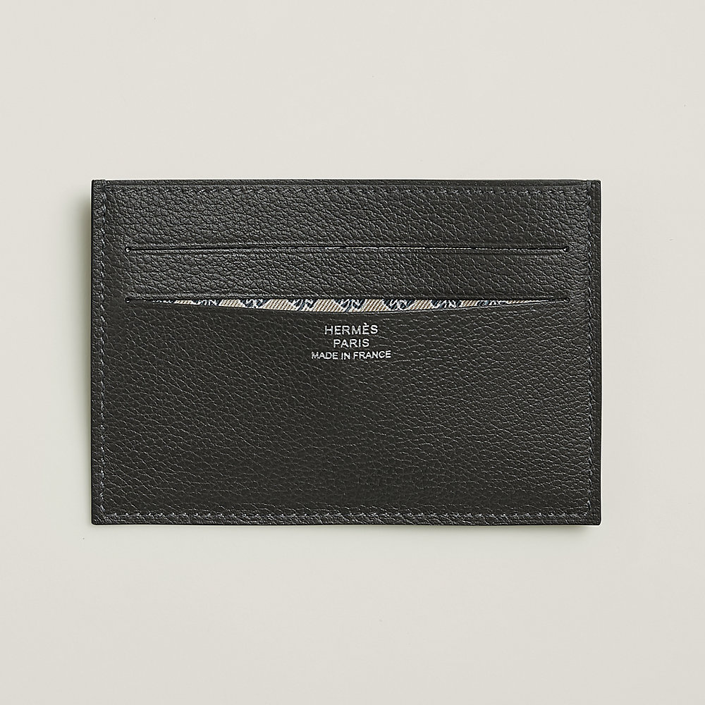 Citizen Twill card holder - Green | Hermès Singapore