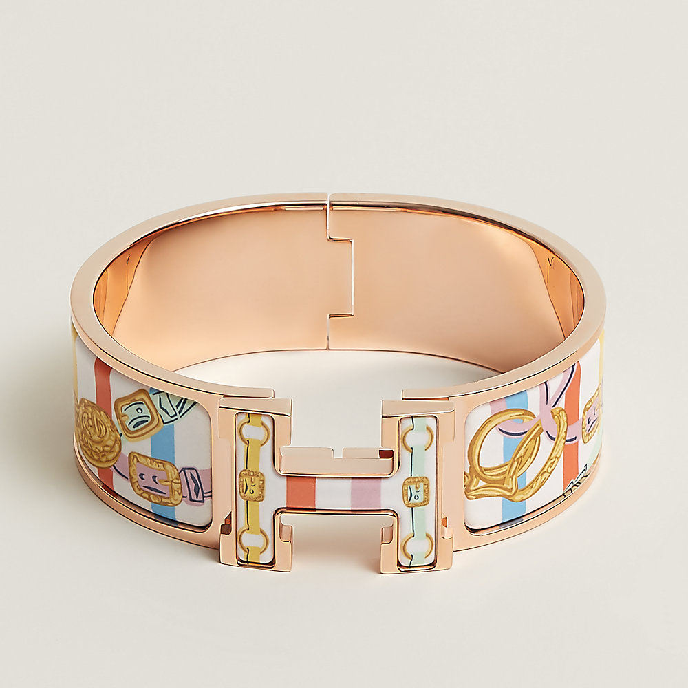 Clic Clac H Brides de Gala Bayadere bracelet | Hermès Australia