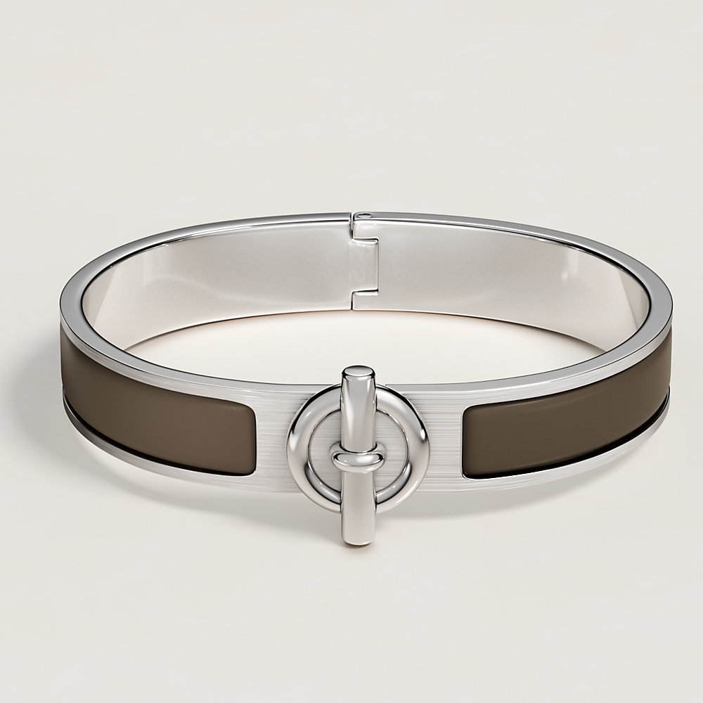 Clic Glenan bracelet - Grey | Hermès UK