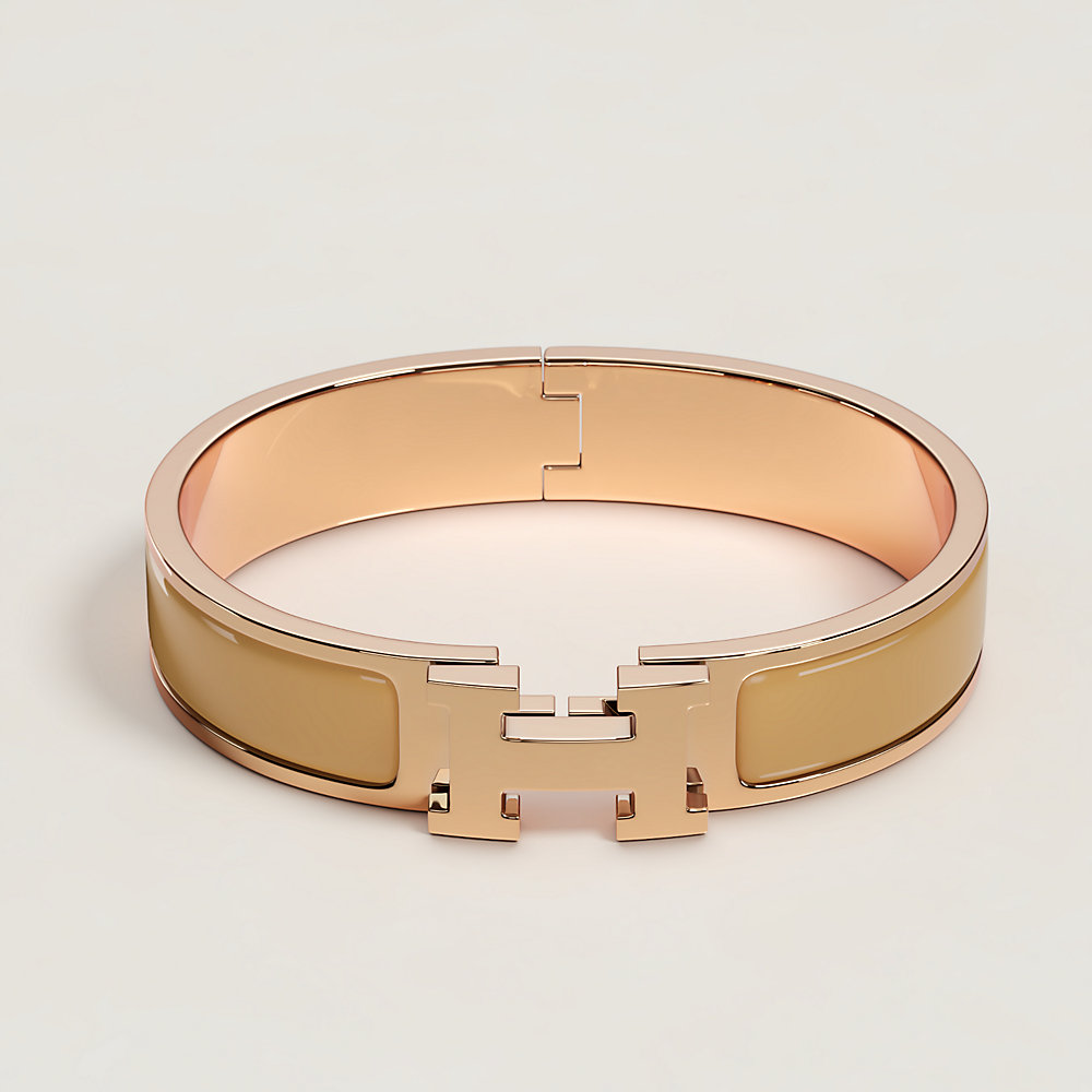 Clic H bracelet - Beige | Hermès UK