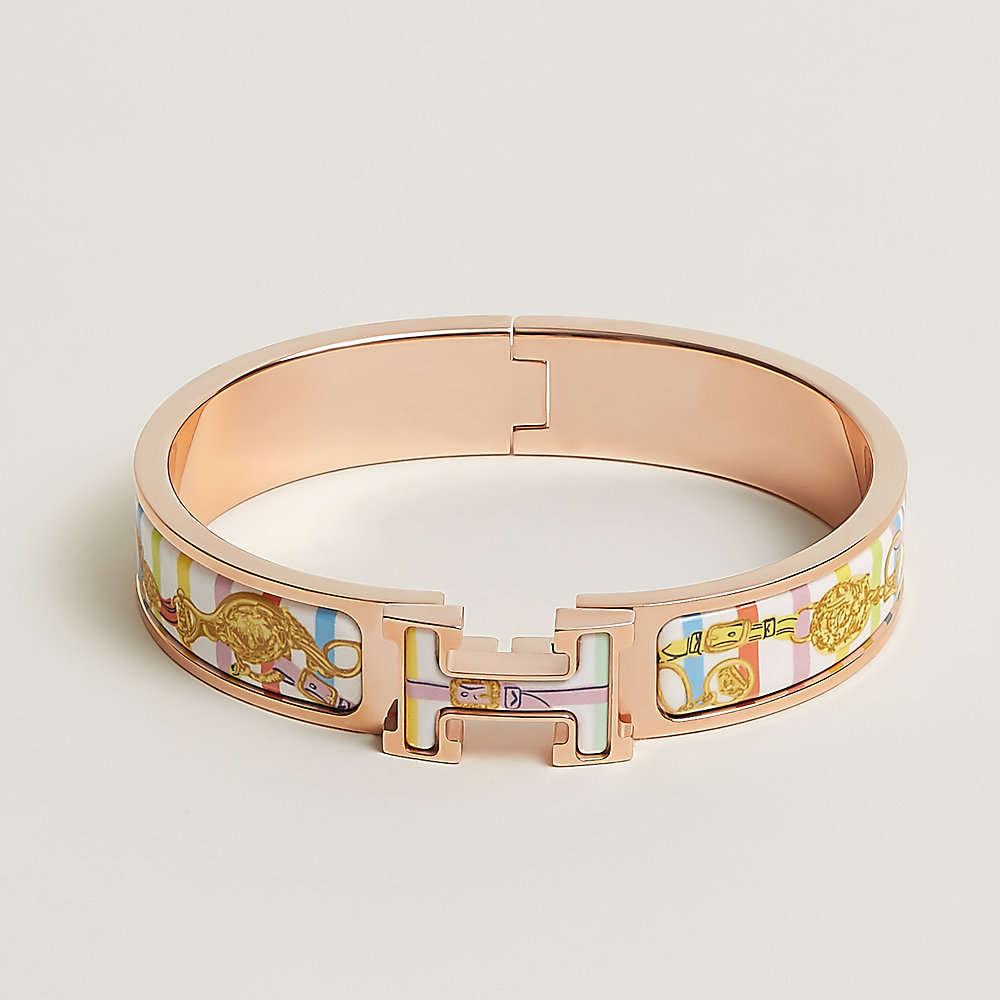 Clic H Brides de Gala Bayadere bracelet | Hermès Australia