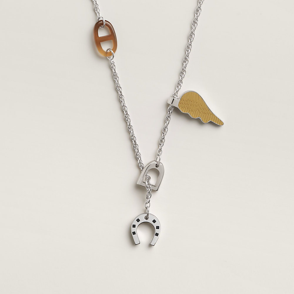 Collier Bon Voyage - Noir | Hermès France