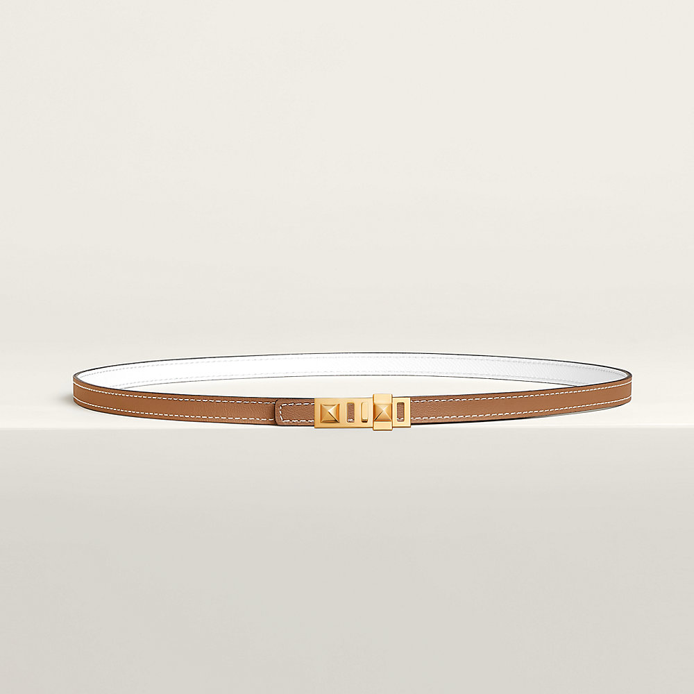 Collier de Chien belt buckle & Reversible leather strap 13 mm | Hermès UK