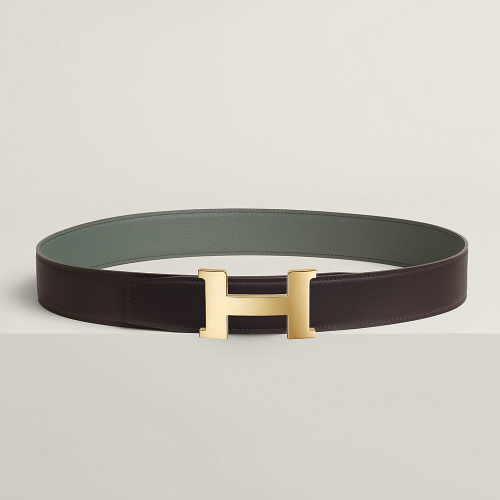 Constance belt buckle & Reversible leather strap 38 mm | Hermès USA