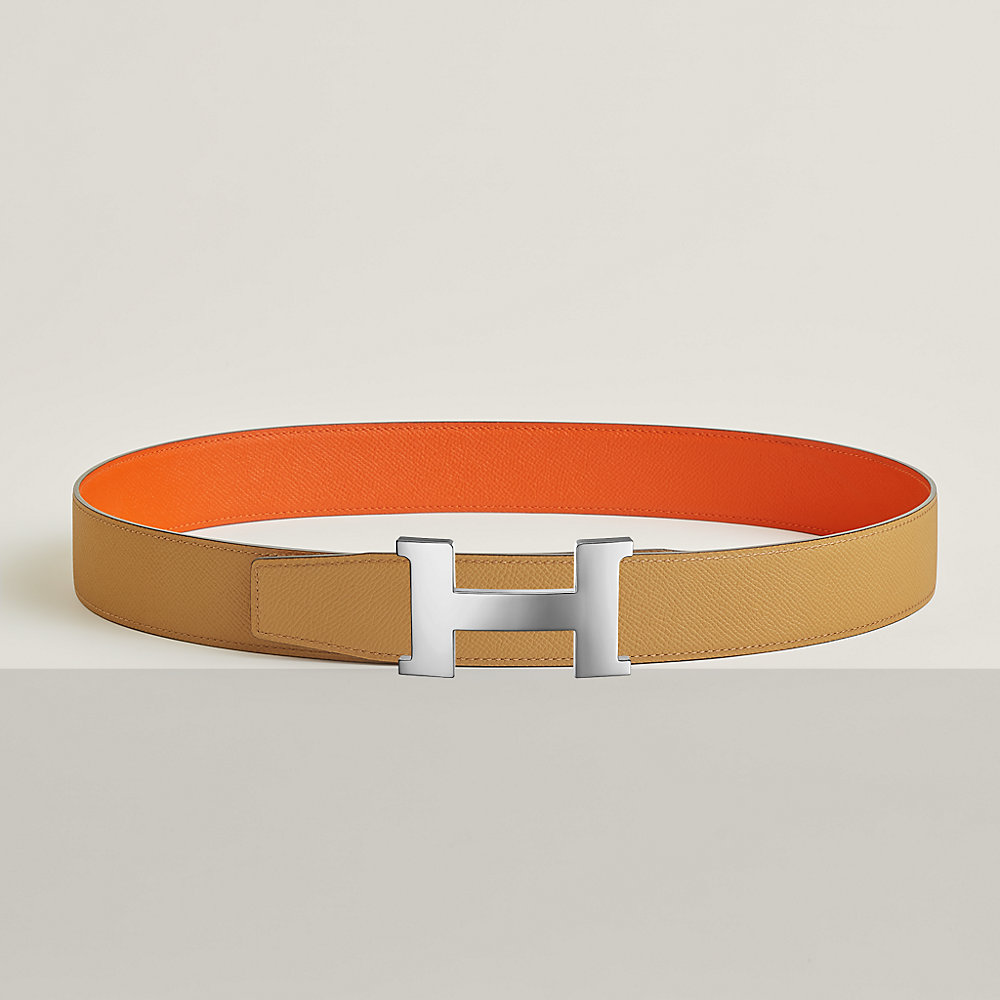 Constance belt buckle & Reversible leather strap 38 mm | Hermès UK