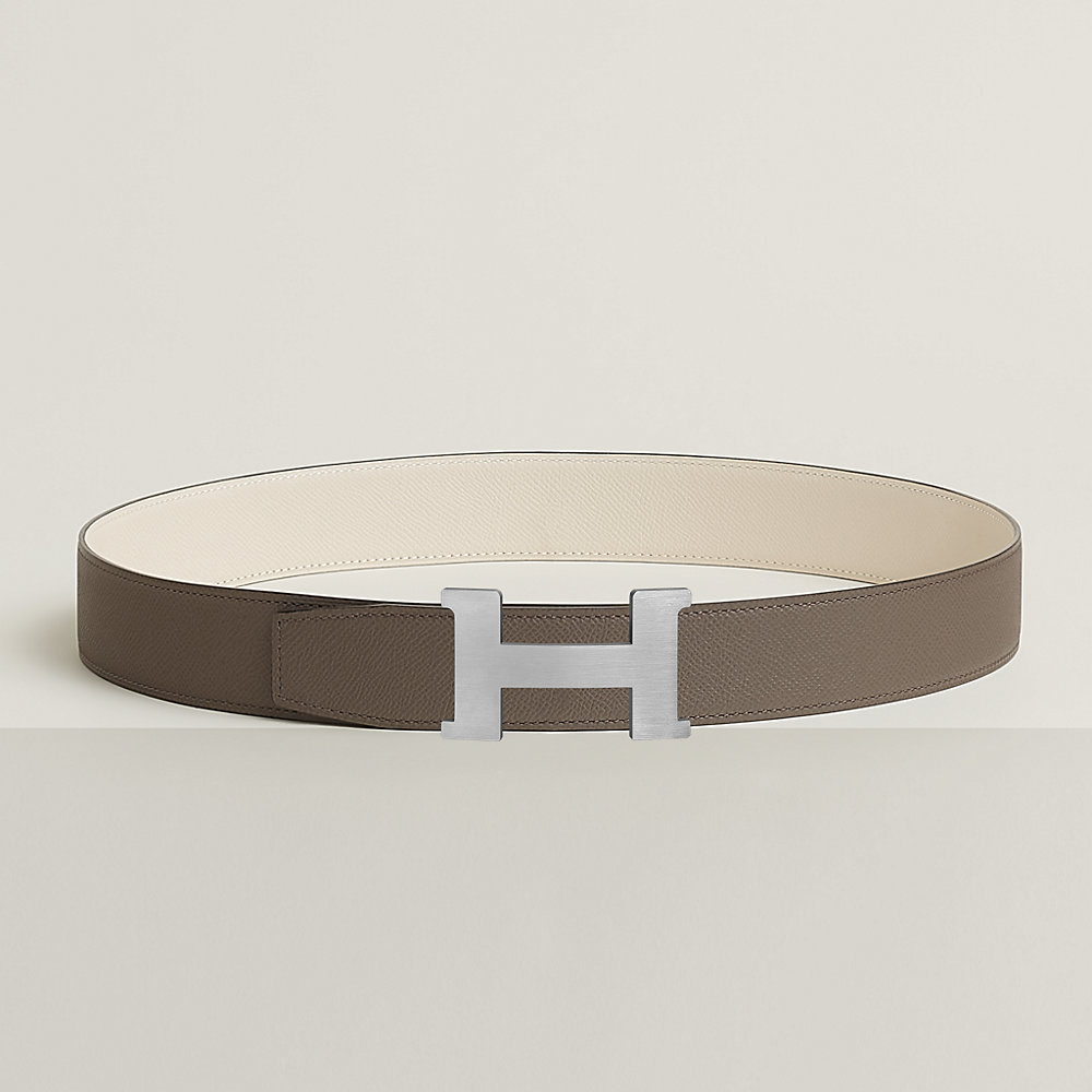 Constance belt buckle & Reversible leather strap 38 mm | Hermès UK
