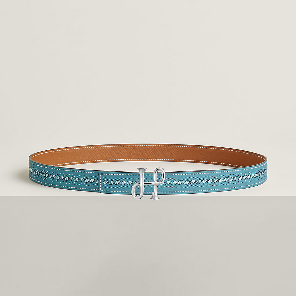 Cor Baroque belt buckle & Bandana leather strap 24 mm | Hermès Portugal