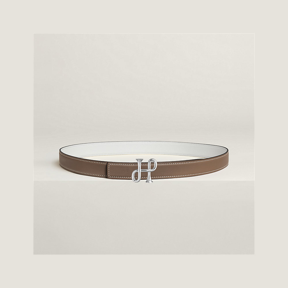 Cor Baroque belt buckle & Reversible leather strap 24 mm | Hermès Saudi ...