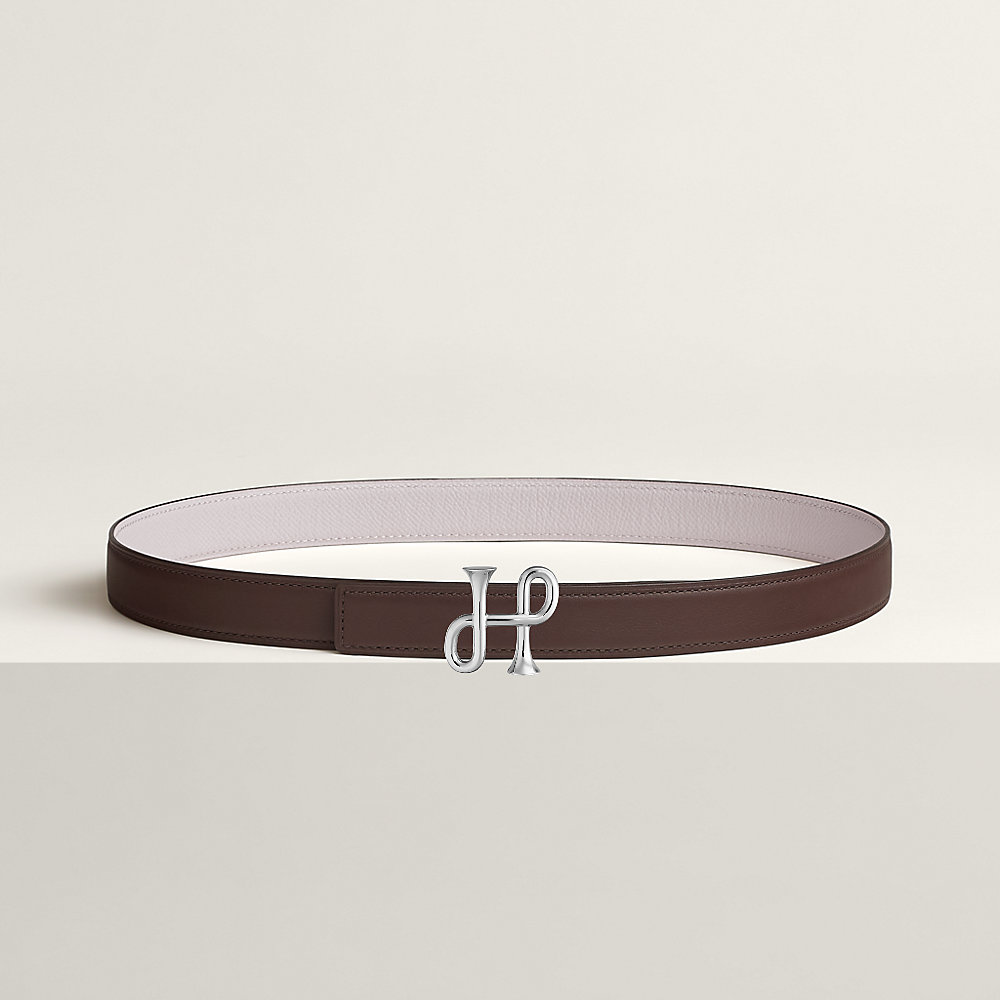 Cor Baroque belt buckle & Reversible leather strap 24 mm | Hermès UAE