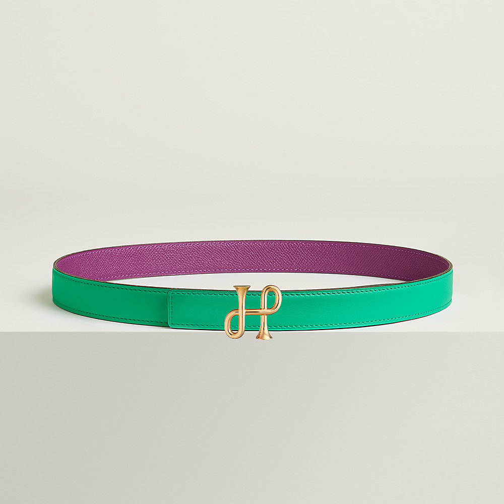 Cor Baroque belt buckle & Reversible leather strap 24 mm | Hermès UK