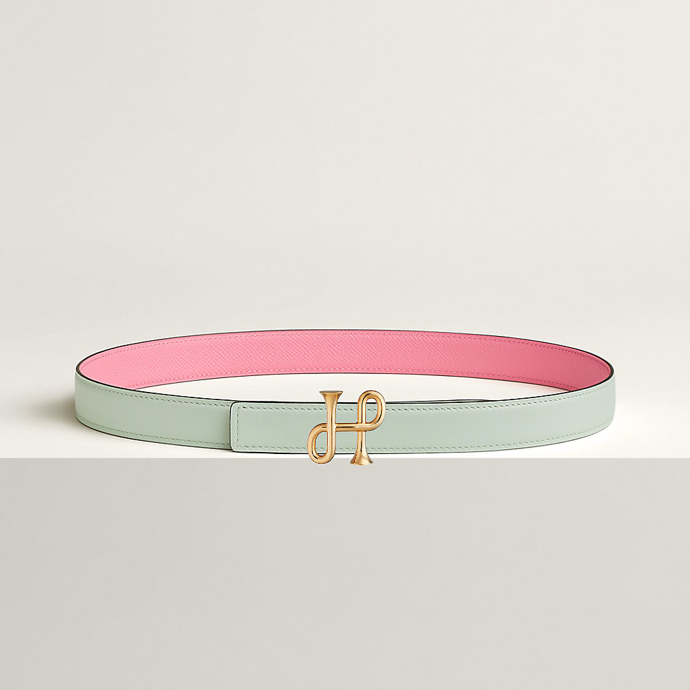 Cor Baroque belt buckle & Reversible leather strap 24 mm | Hermès Canada