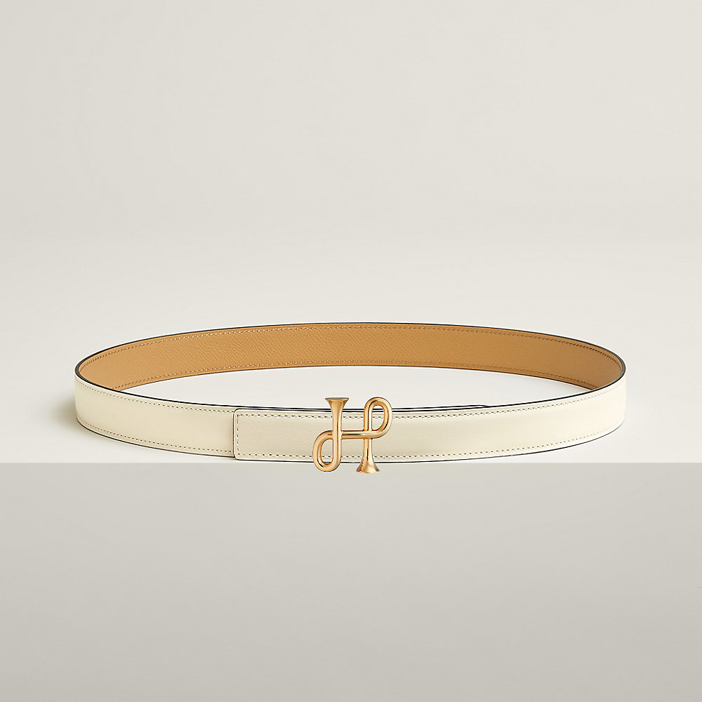Cor Baroque belt buckle & Reversible leather strap 24 mm | Hermès UK