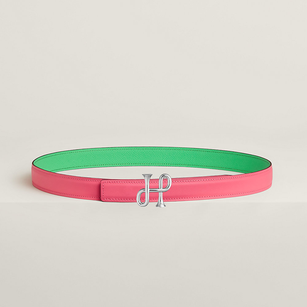 Cor Baroque belt buckle & Reversible leather strap 24 mm | Hermès UK