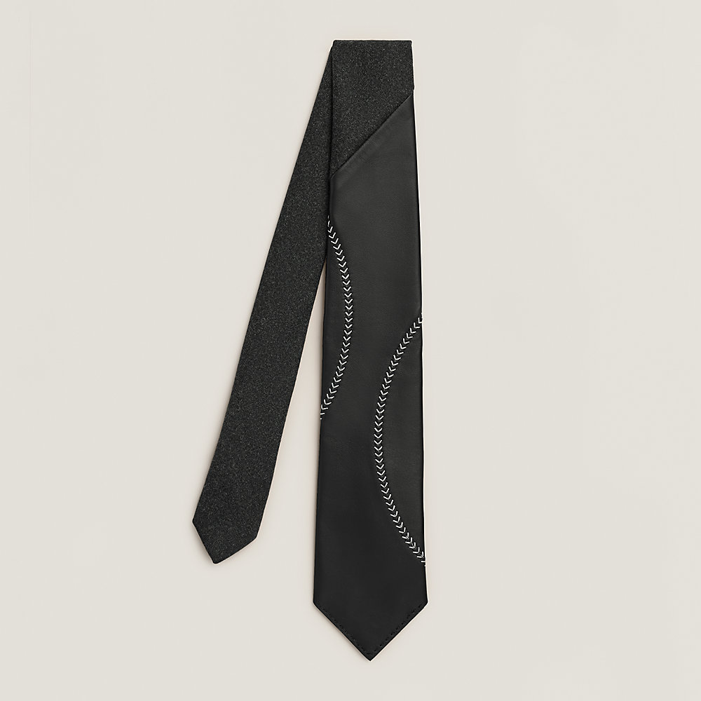 Cuir Baseball tie | Hermès Canada