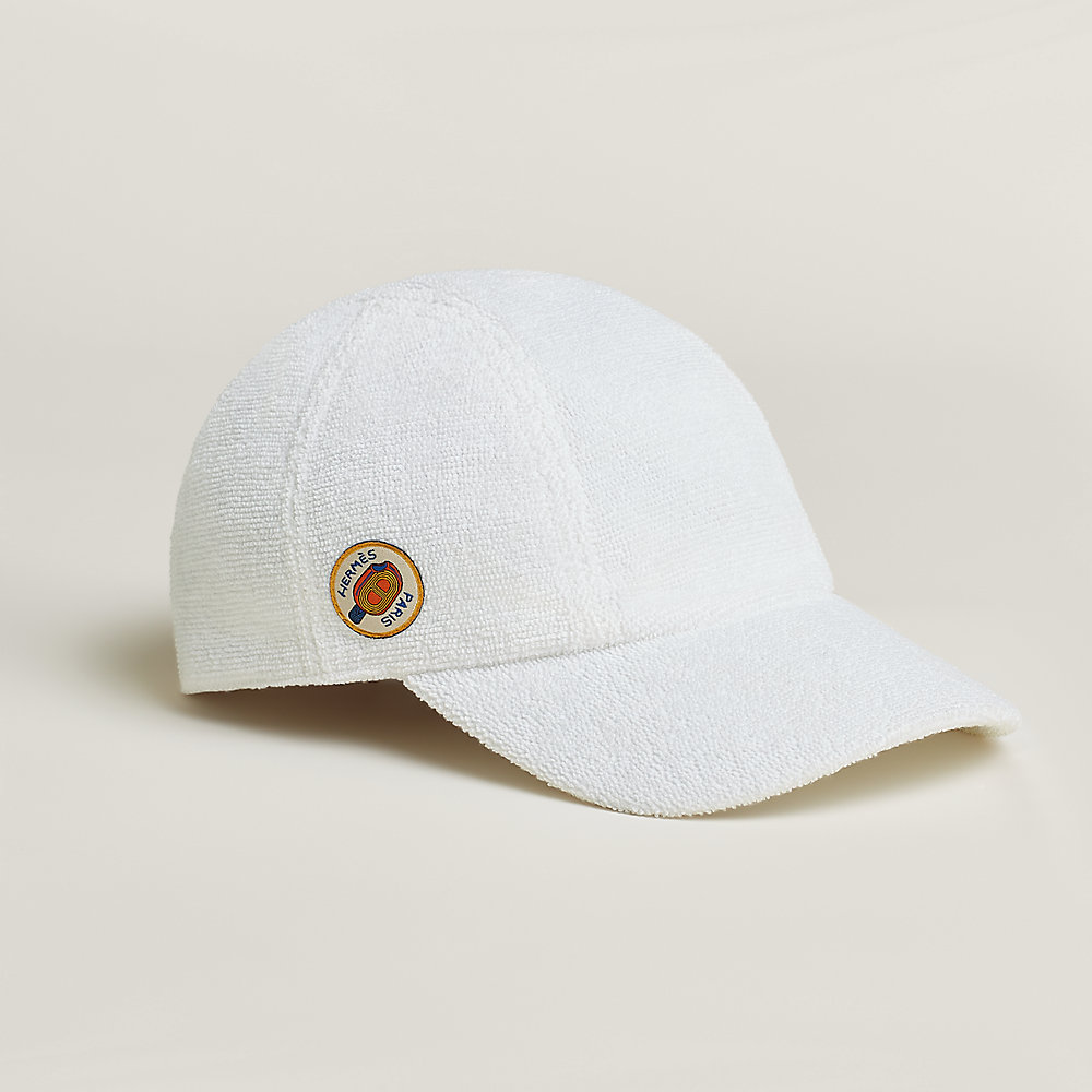 Davis cap - White | Hermès Canada