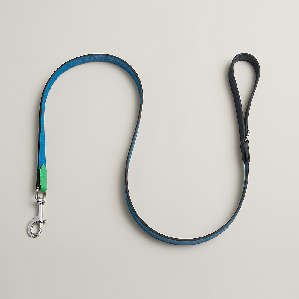 Demi-Rond dog leash - Green | Hermès USA