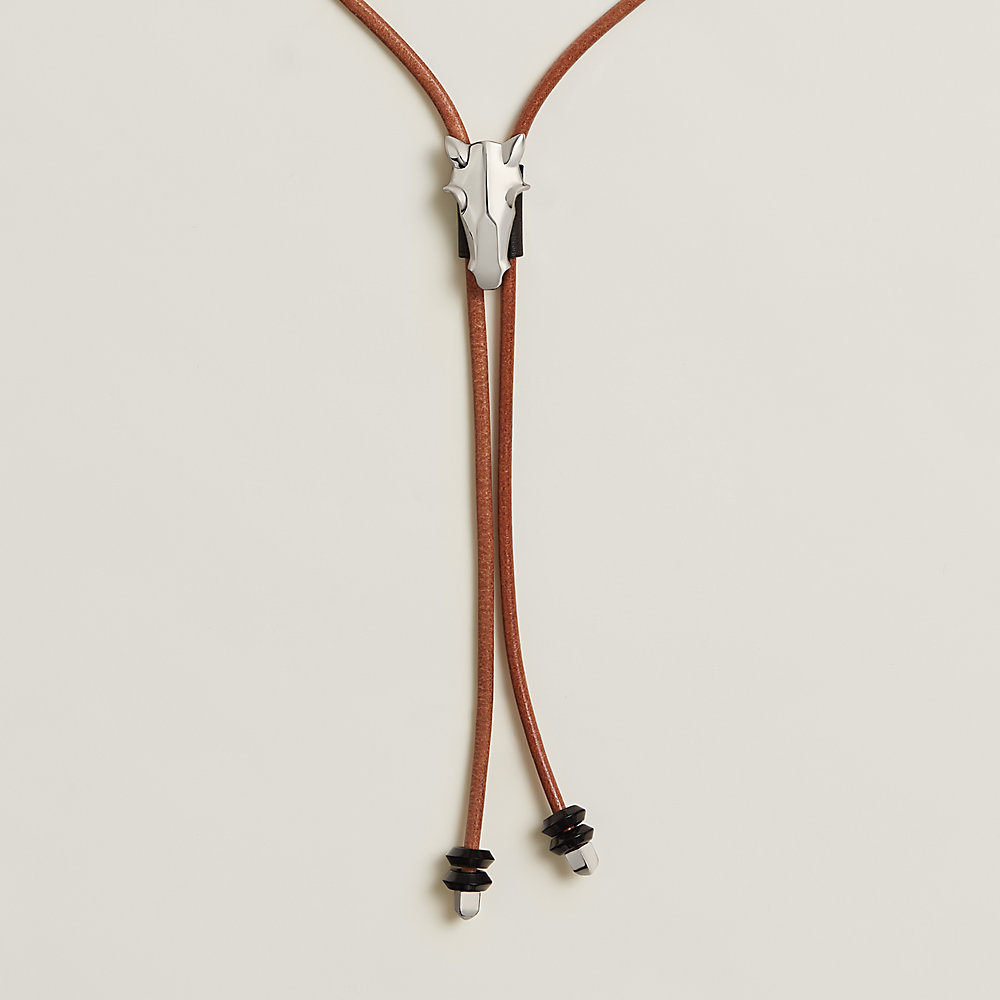Destrier Bolo Tie長項鍊 | Hermès 愛馬仕台灣地區官網
