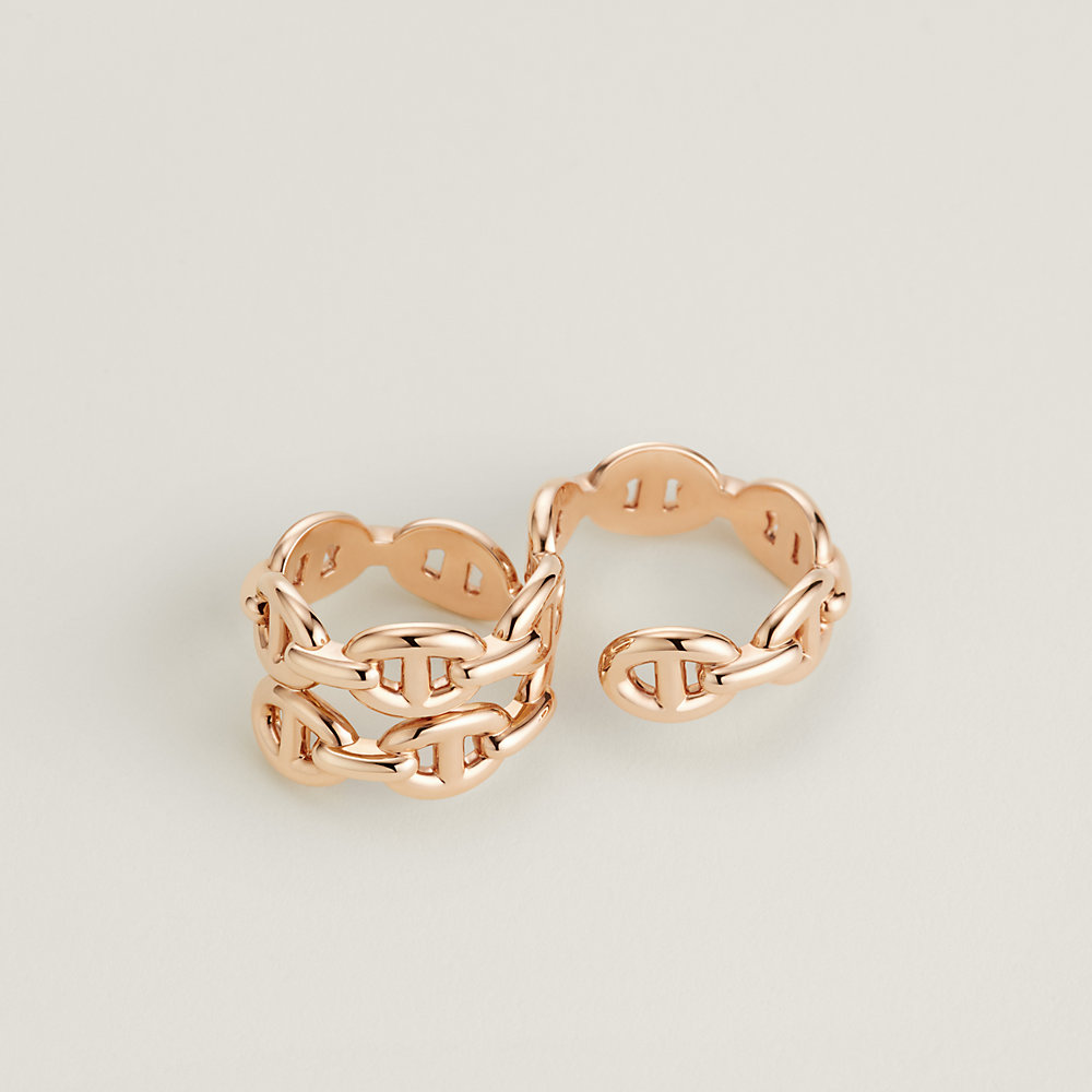 Doppelter Ring Chaîne d'ancre Enchaînée | Hermès Schweiz
