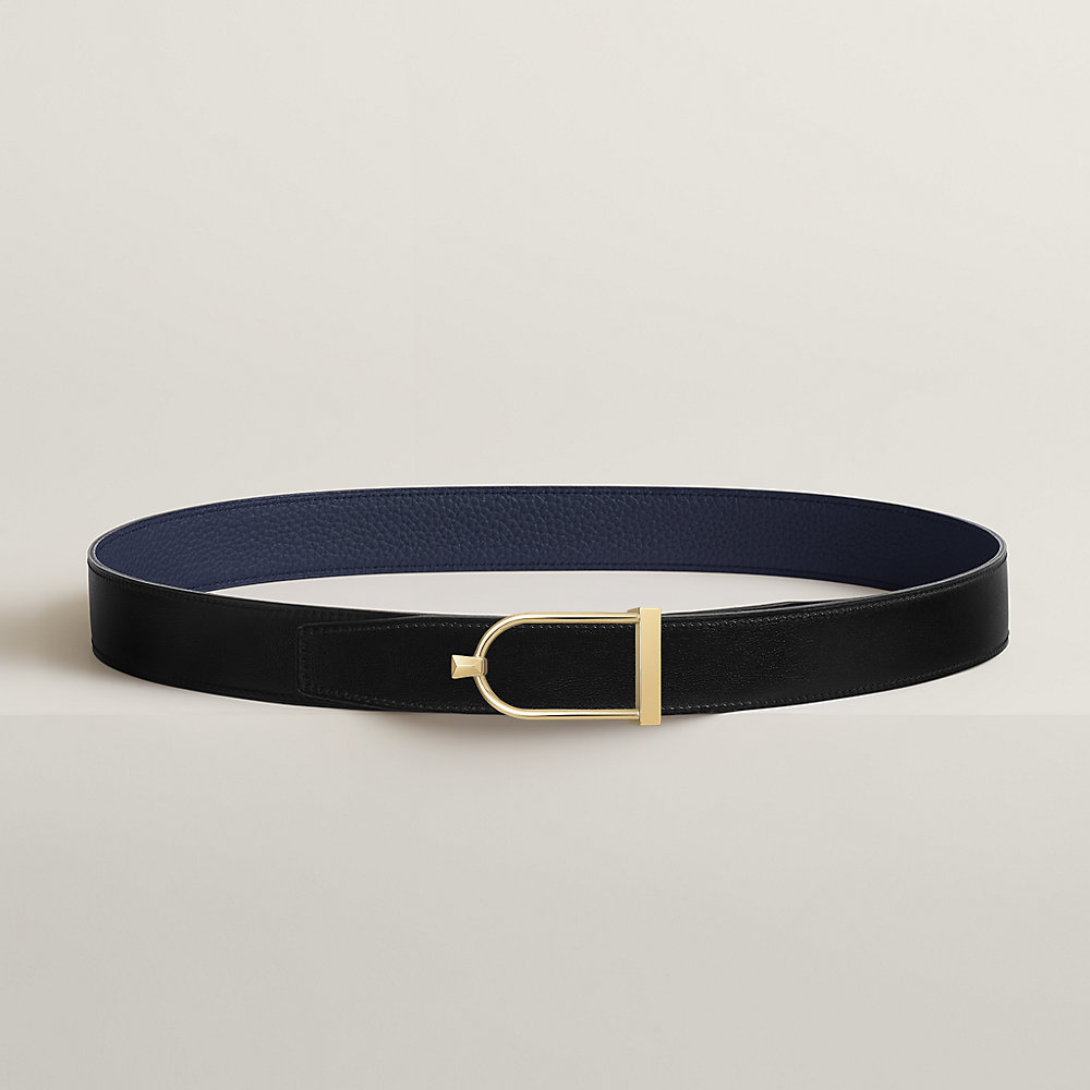 Ecrin belt buckle & Reversible leather strap 32 mm | Hermès Thailand