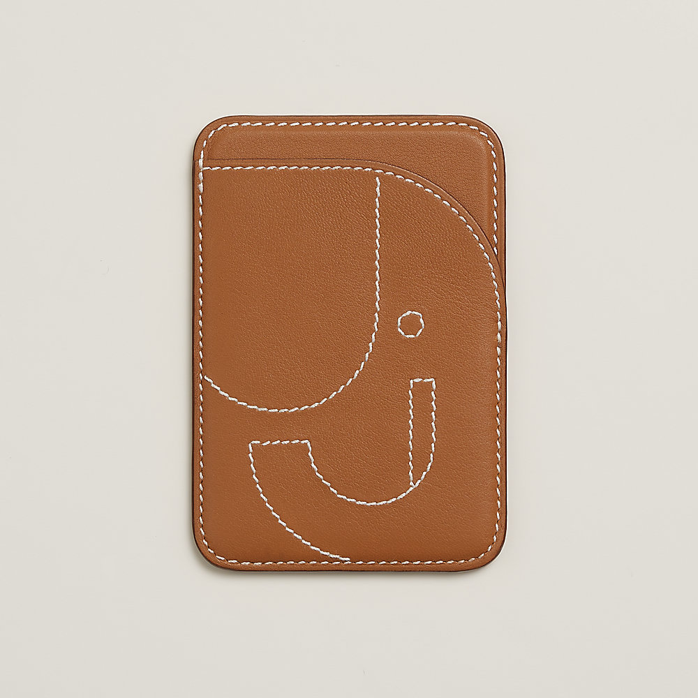 "Elephant" MagSafe Card Holder | Hermès Canada