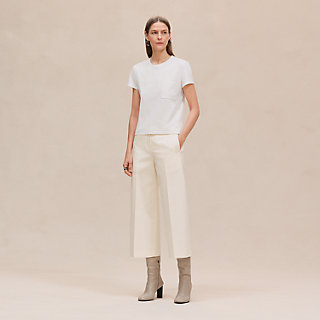Embroidered pocket t-shirt | Hermès USA Embroidered pocket t-shirt | Hermès USA