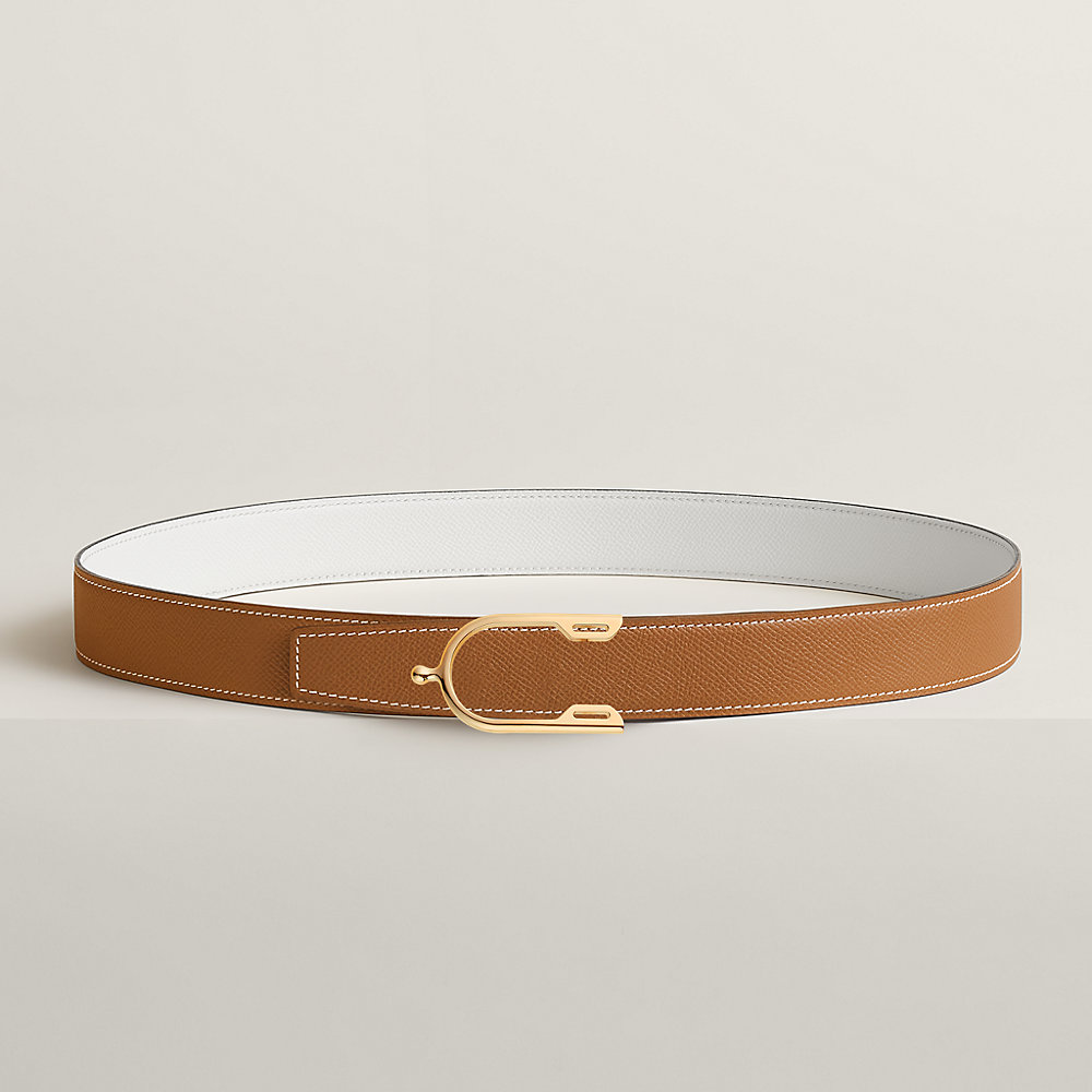 Eperon belt buckle & Reversible leather strap 32 mm | Hermès UAE