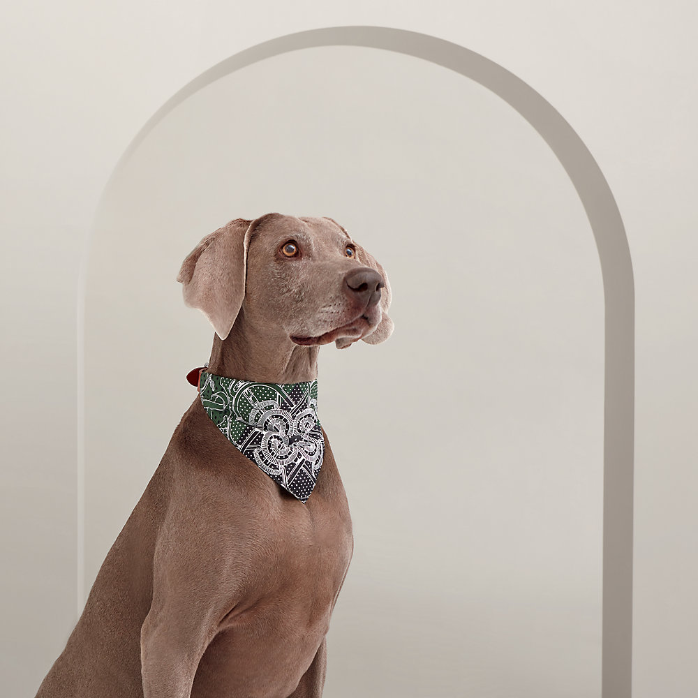 Eperon d'Or dog bandana, large model | Hermès UK
