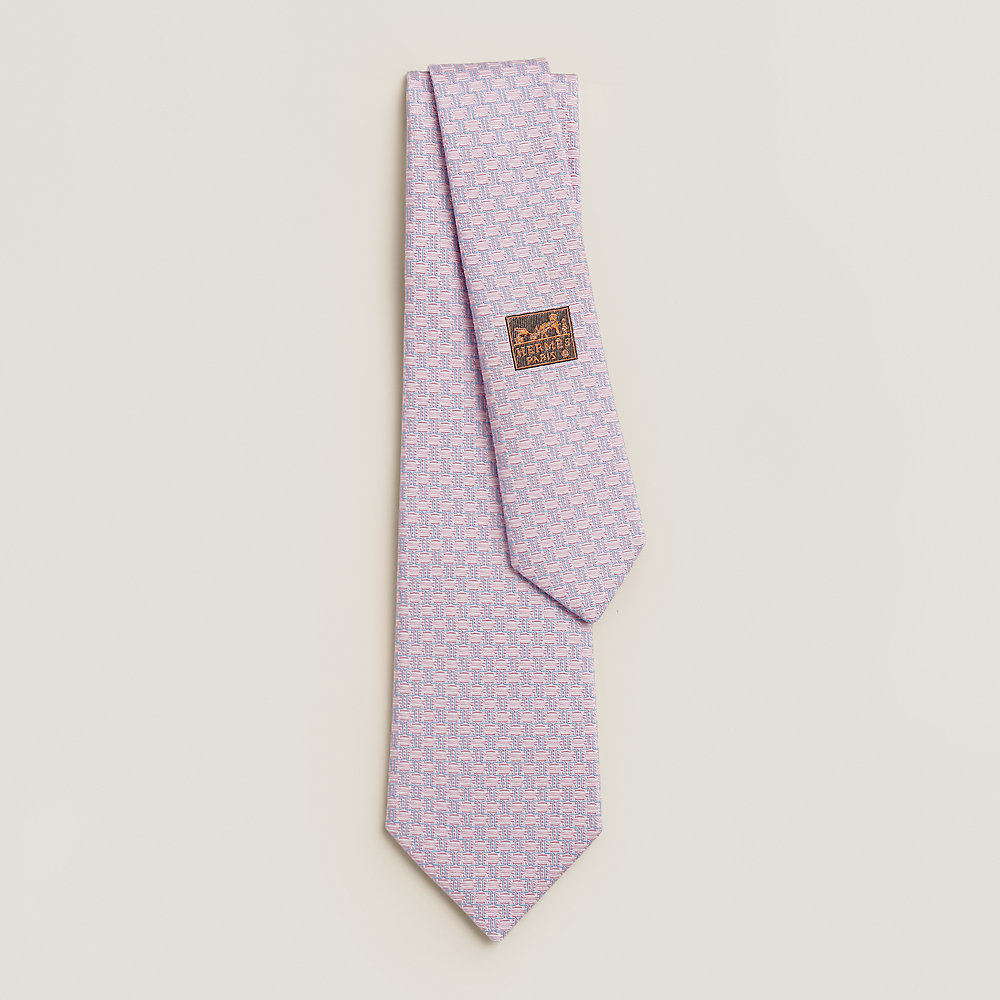 Escape Game tie - Pink | Hermès Portugal