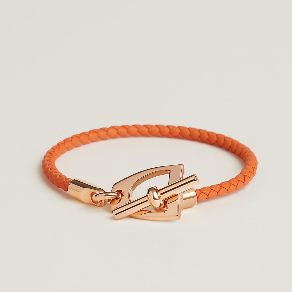 Etrier bracelet - Orange | Hermès Singapore