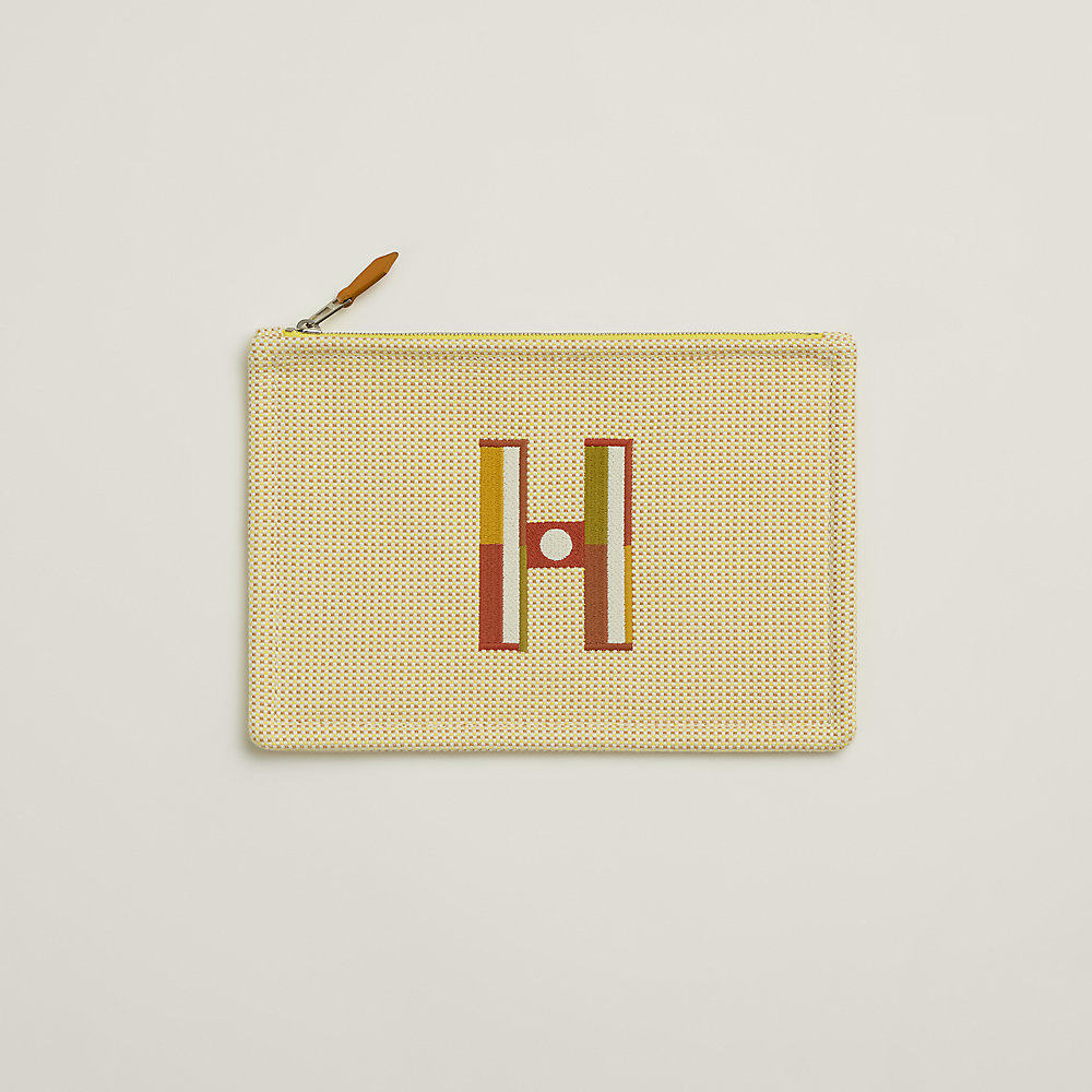 Faubourg Corner case, small model - Yellow | Hermès USA