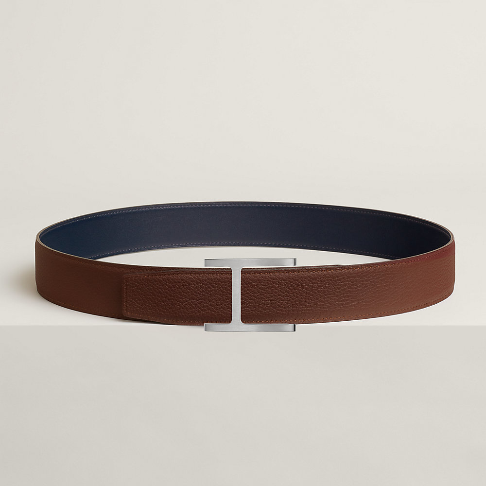 Fil d'H belt buckle & Reversible leather strap 38 mm | Hermès Thailand