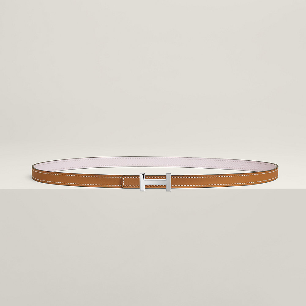 Focus belt buckle & Reversible leather strap 13 mm | Hermès UK