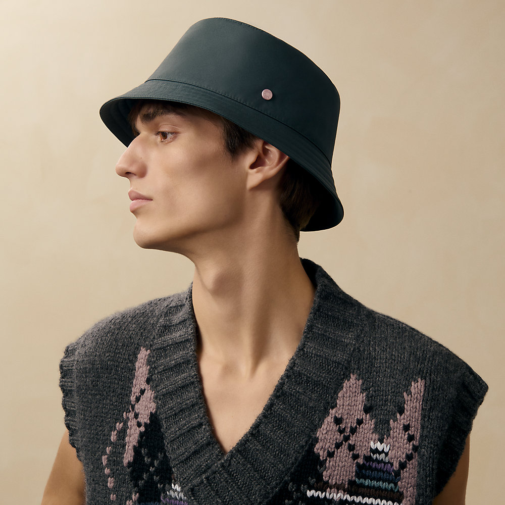 Fred Color bucket hat - Blue | Hermès Australia