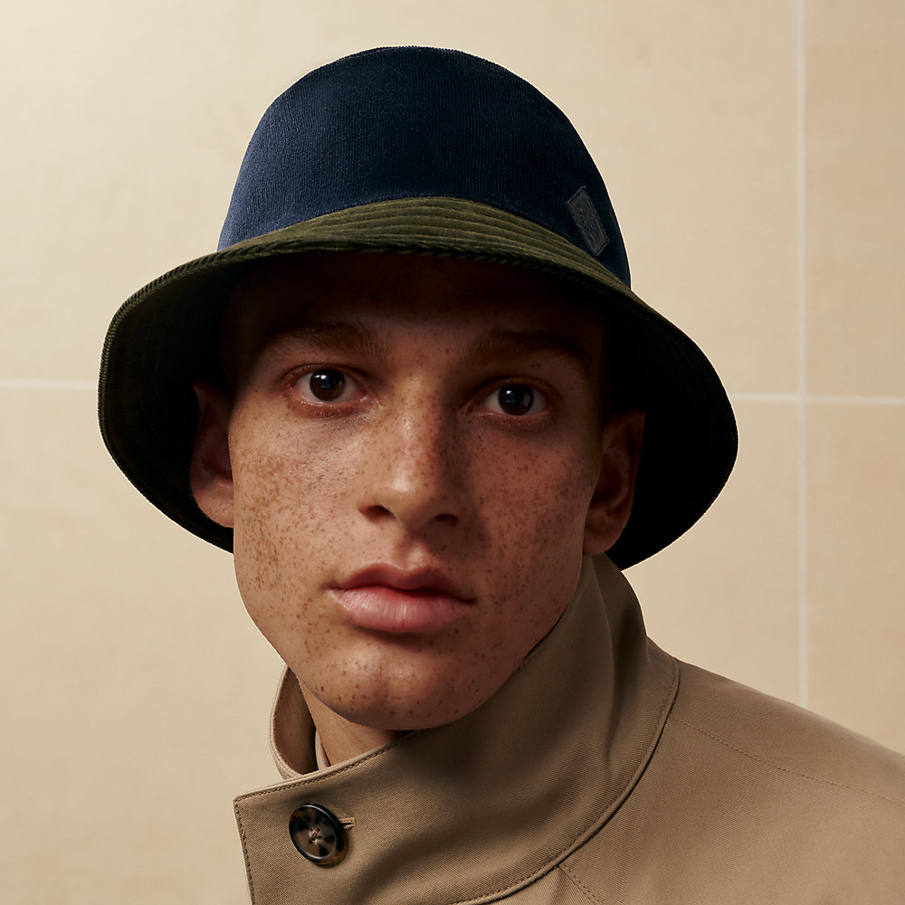 Fred Duo bucket hat - Blue | Hermès Canada