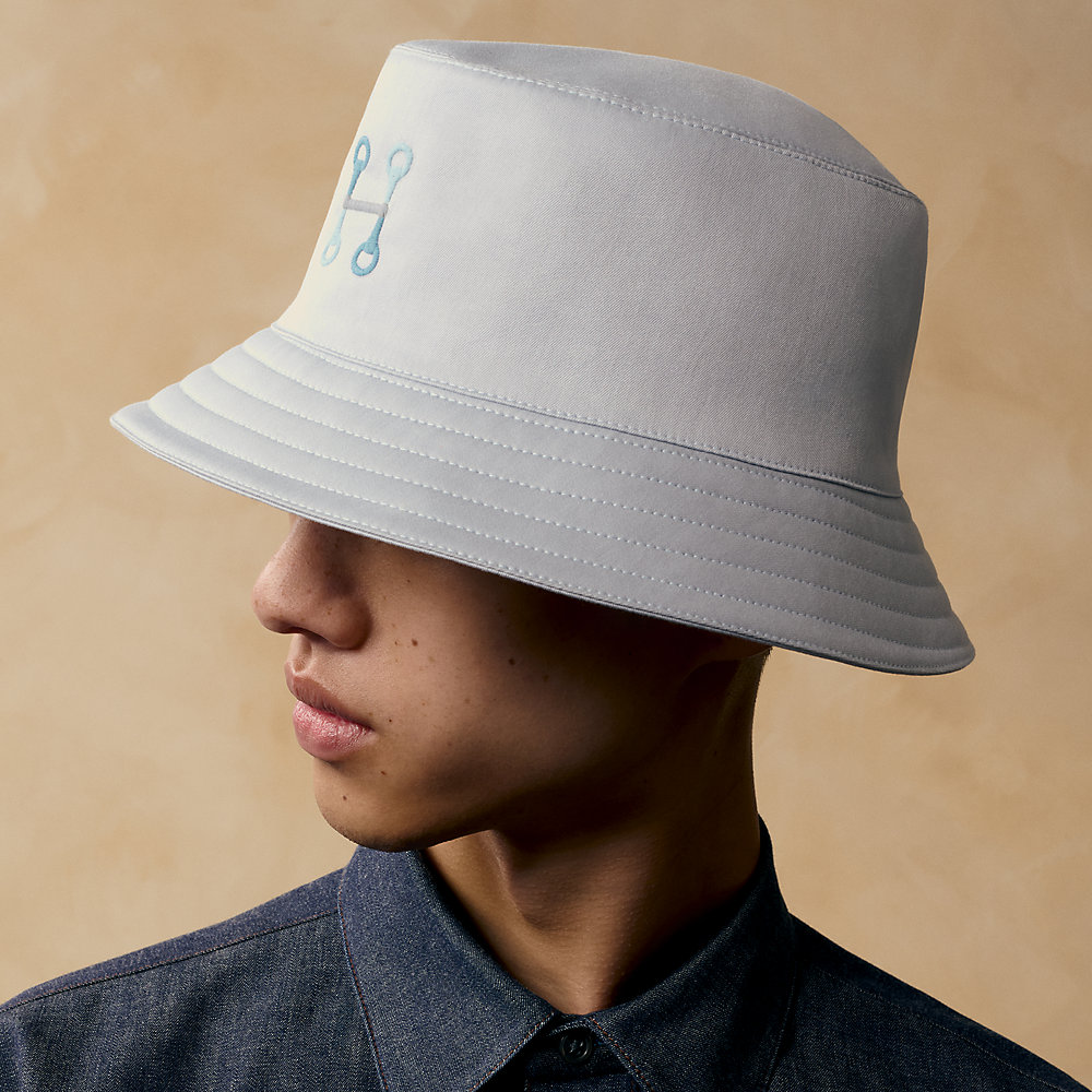 Fred H Mors bucket hat - Blue | Hermès Australia