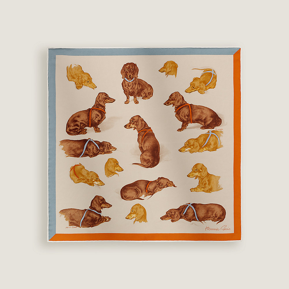 Gavroche 45 Les Bassets - Gris | Hermès España