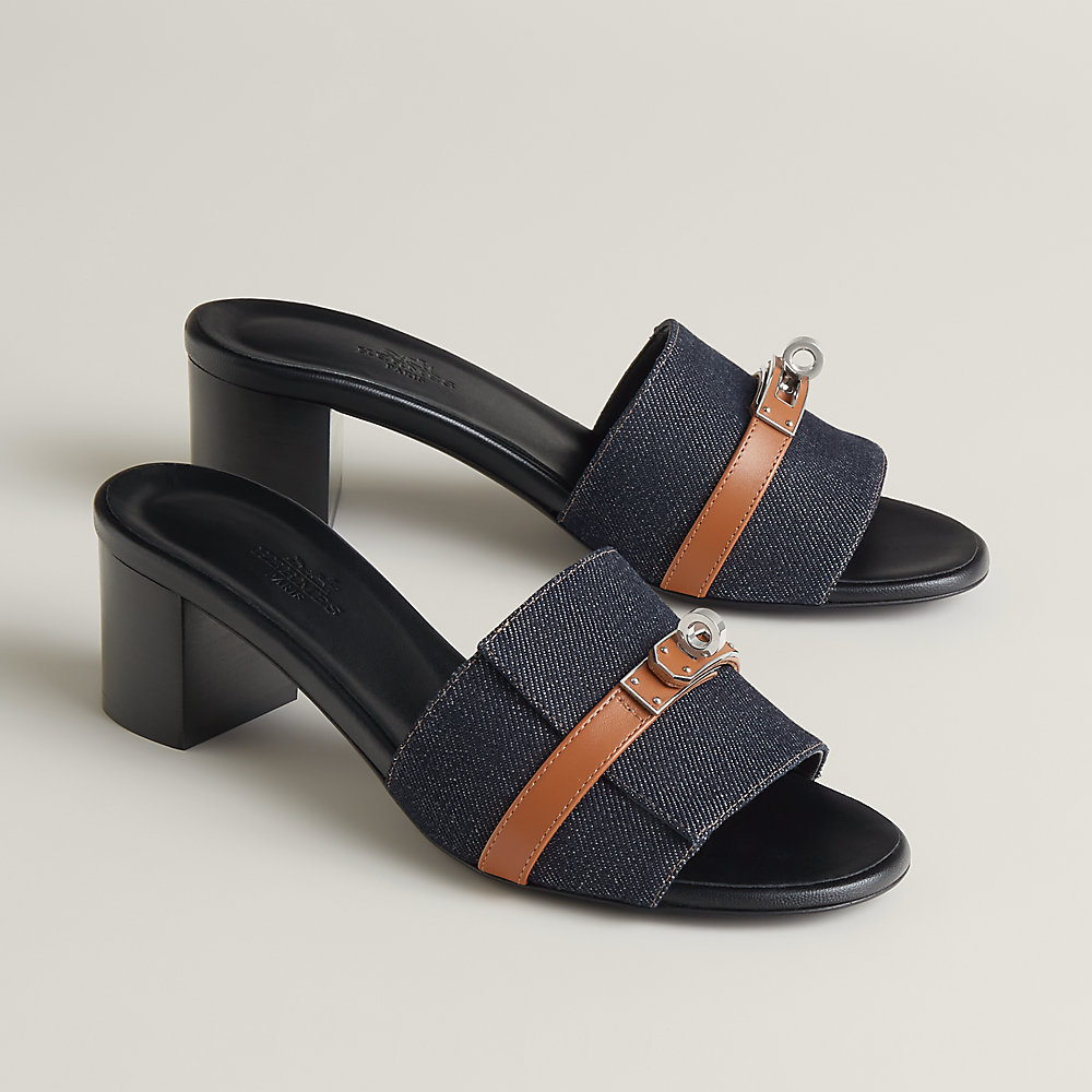 Gigi 50 sandal - Blue | Hermès Thailand
