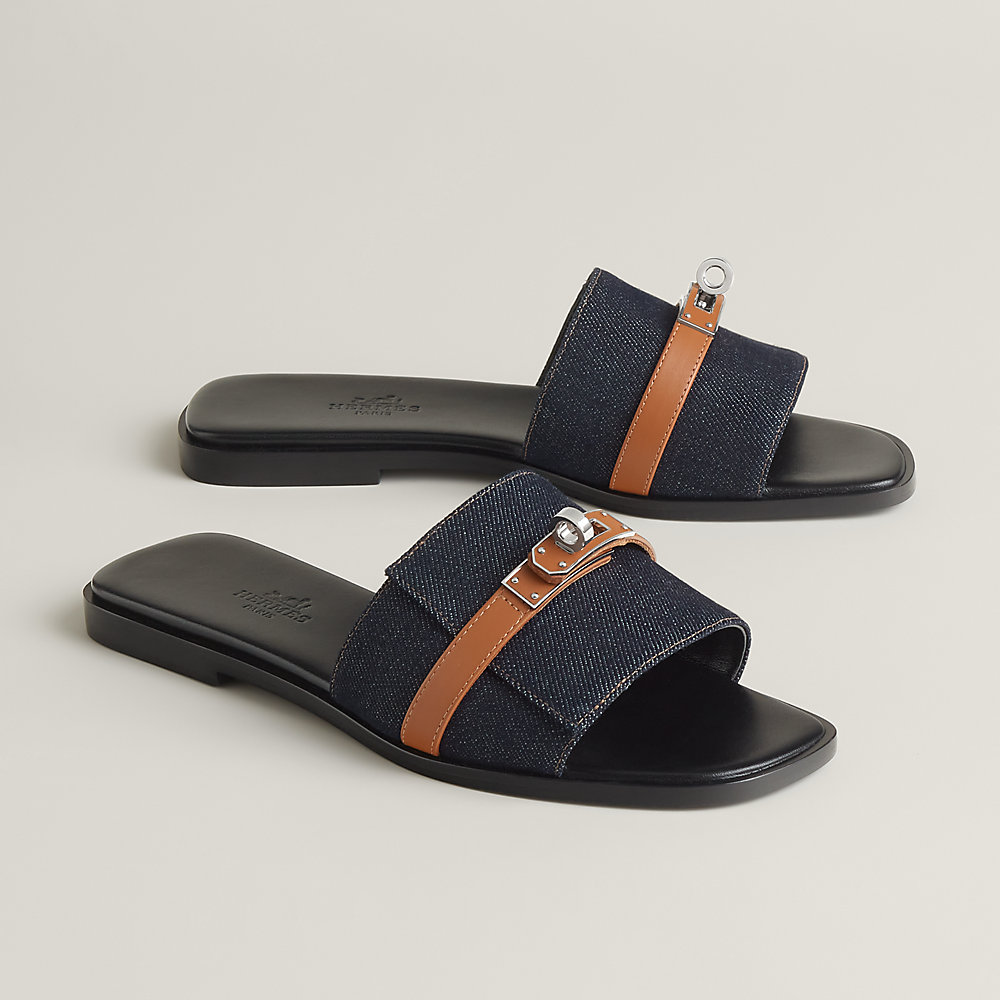 Giulia sandal - Blue | Hermès Saudi Arabia