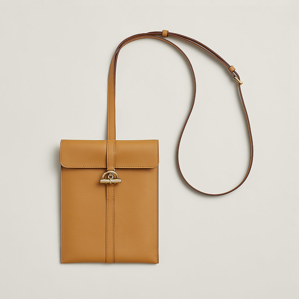 Glenan To Go pouch - Beige | Hermès Canada