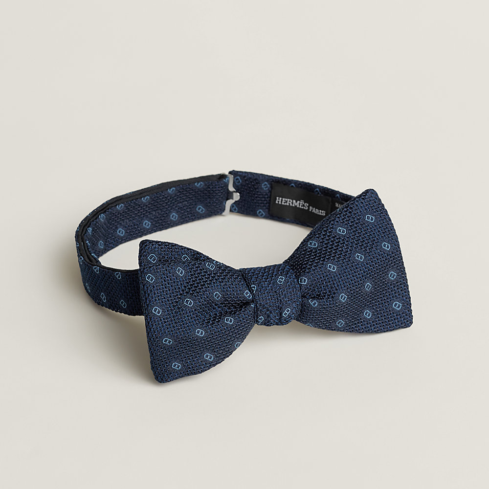 Grenadine Maillons bow tie - Black | Hermès Poland