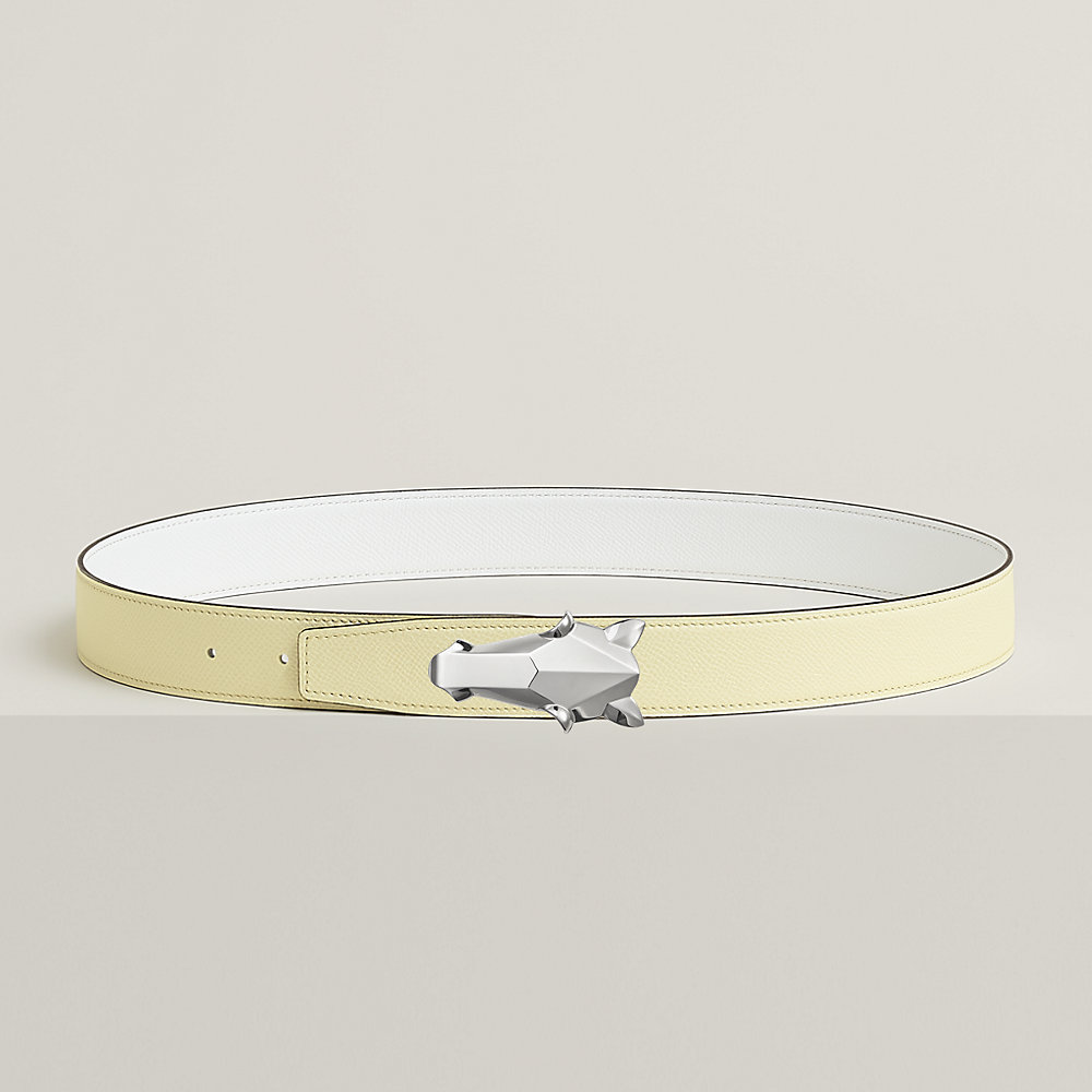 Gürtelschließe Destrier & Wendbarer Lederriemen 32 mm | Hermès Deutschland