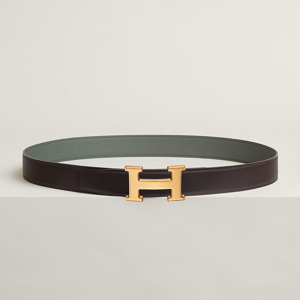 H belt buckle & Reversible leather strap 32 mm | Hermès UAE
