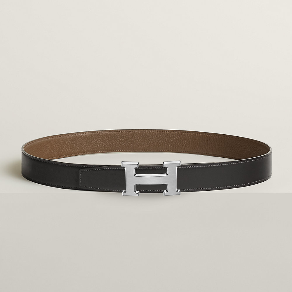 H belt buckle & Reversible leather strap 32 mm | Hermès Canada