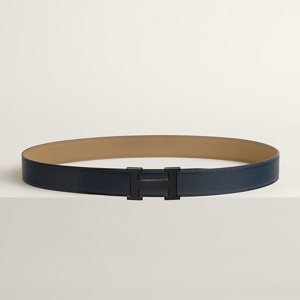 H belt buckle & Reversible leather strap 32 mm | Hermès UK