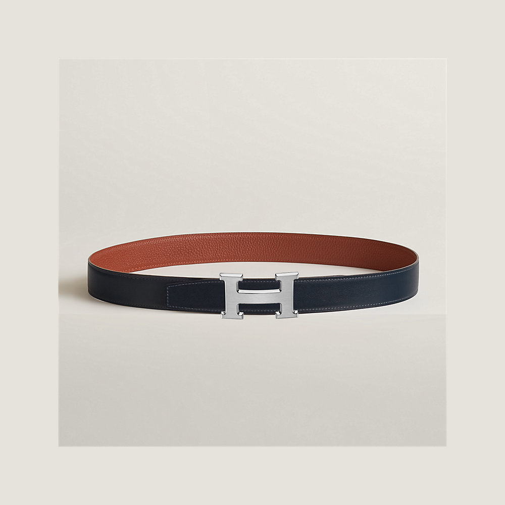 H belt buckle & Reversible leather strap 32 mm | Hermès Canada
