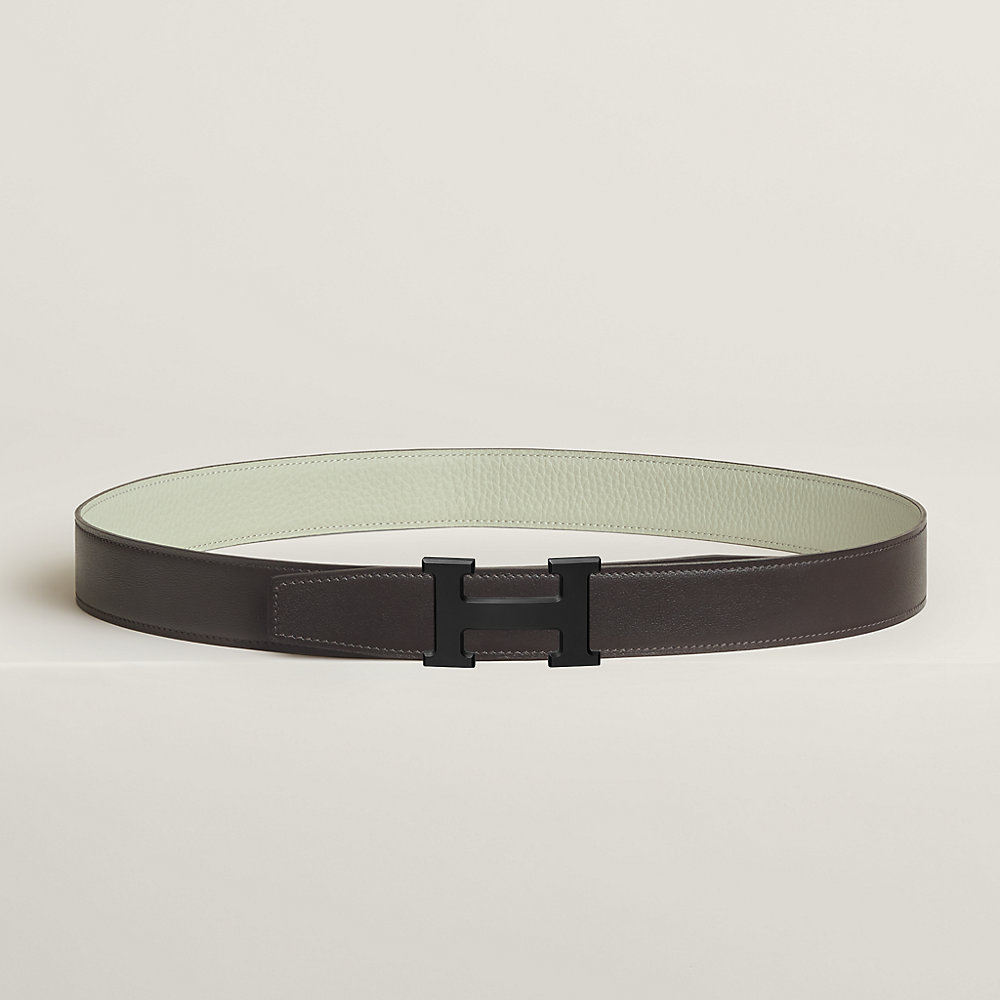 H belt buckle & Reversible leather strap 32 mm | Hermès Canada